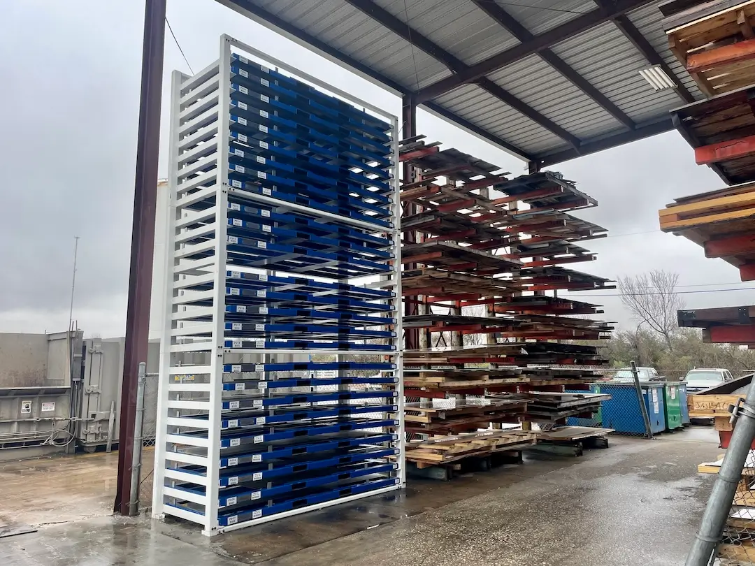 Sheet Metal Storage Racks - LEAN Manufacturing Products