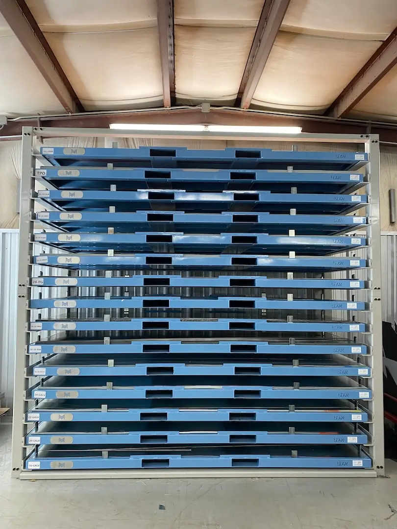 Sheet Metal Storage Rack - Gallery - LEAN Manufacturing