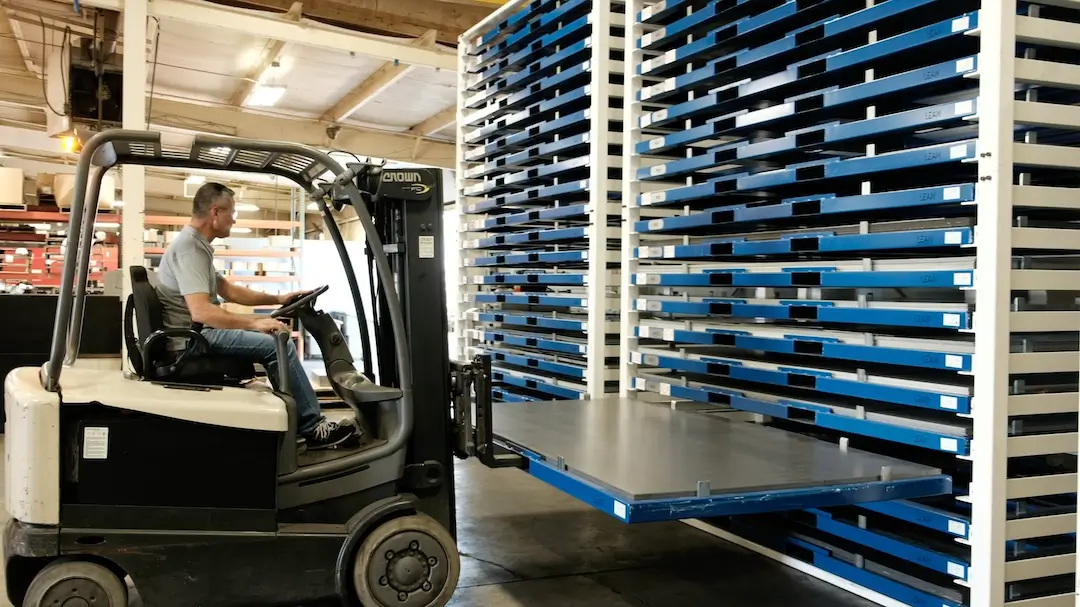 Sheet Metal Storage Rack - Gallery - LEAN Manufacturing