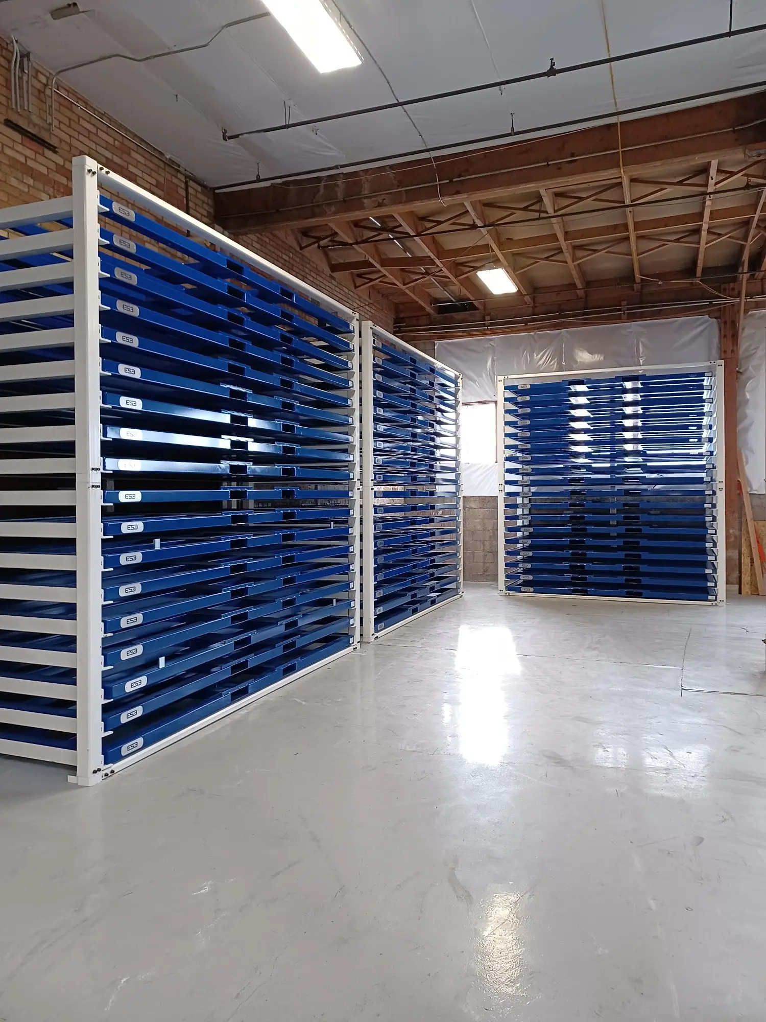 Sheet Metal Storage Racks - LEAN Manufacturing Products
