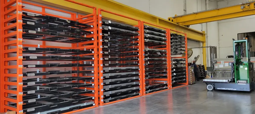 Sheet Metal Storage Rack - Gallery - LEAN Manufacturing