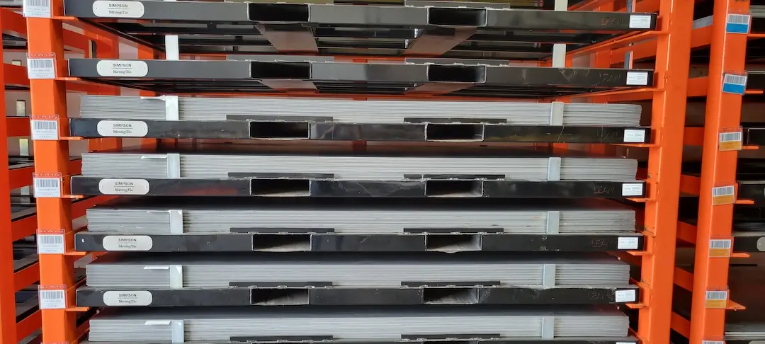 Sheet Metal Storage Rack - Gallery - LEAN Manufacturing