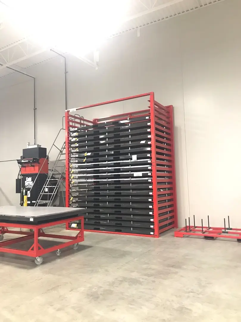 Sheet Metal Storage Rack - Gallery - LEAN Manufacturing