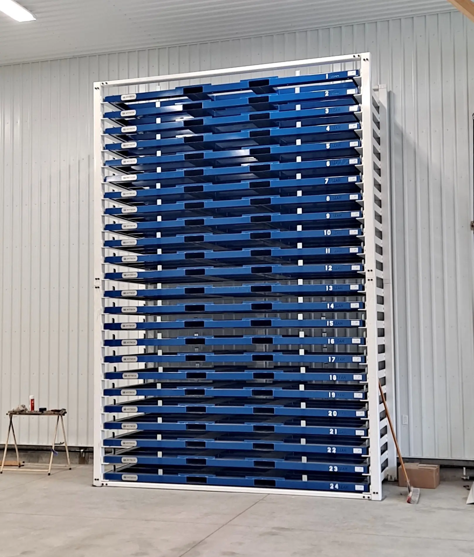 Sheet Metal Storage Racks - LEAN Manufacturing Products