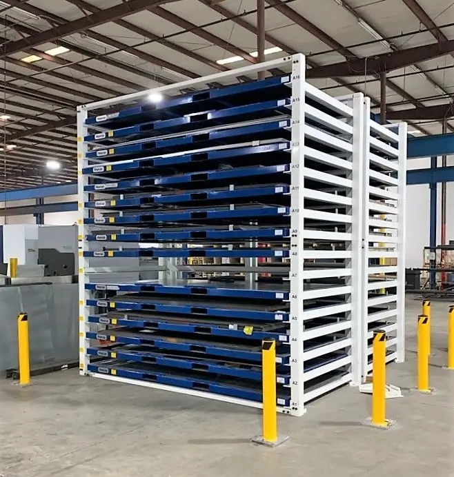 Sheet Metal Storage Racks | LEAN Manufacturing Products