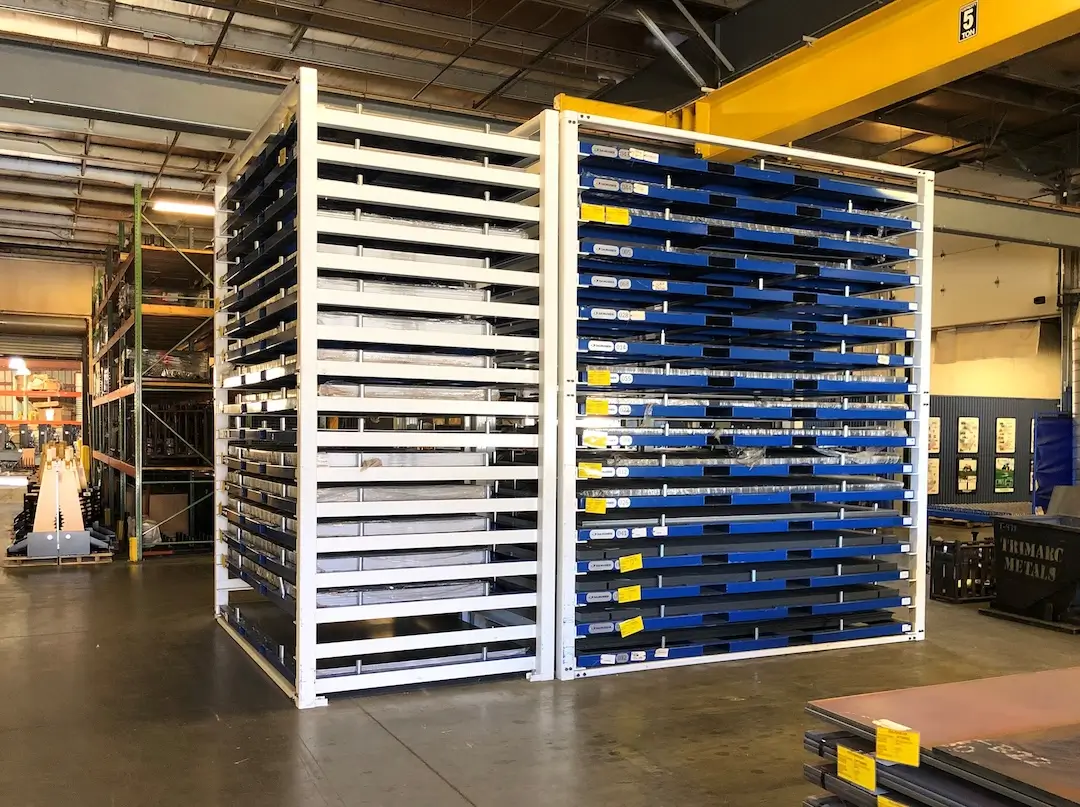 Sheet Metal Storage Rack - Gallery - LEAN Manufacturing