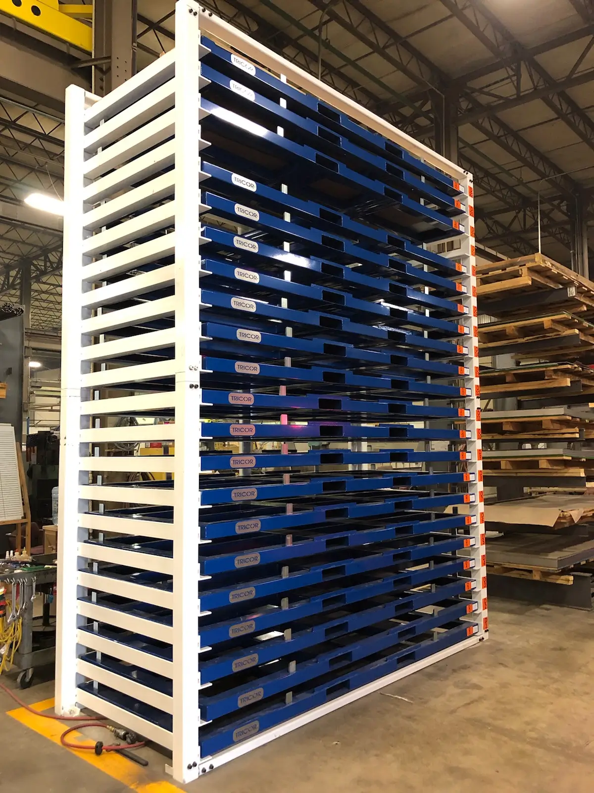 Sheet Metal Storage Rack - Gallery - LEAN Manufacturing