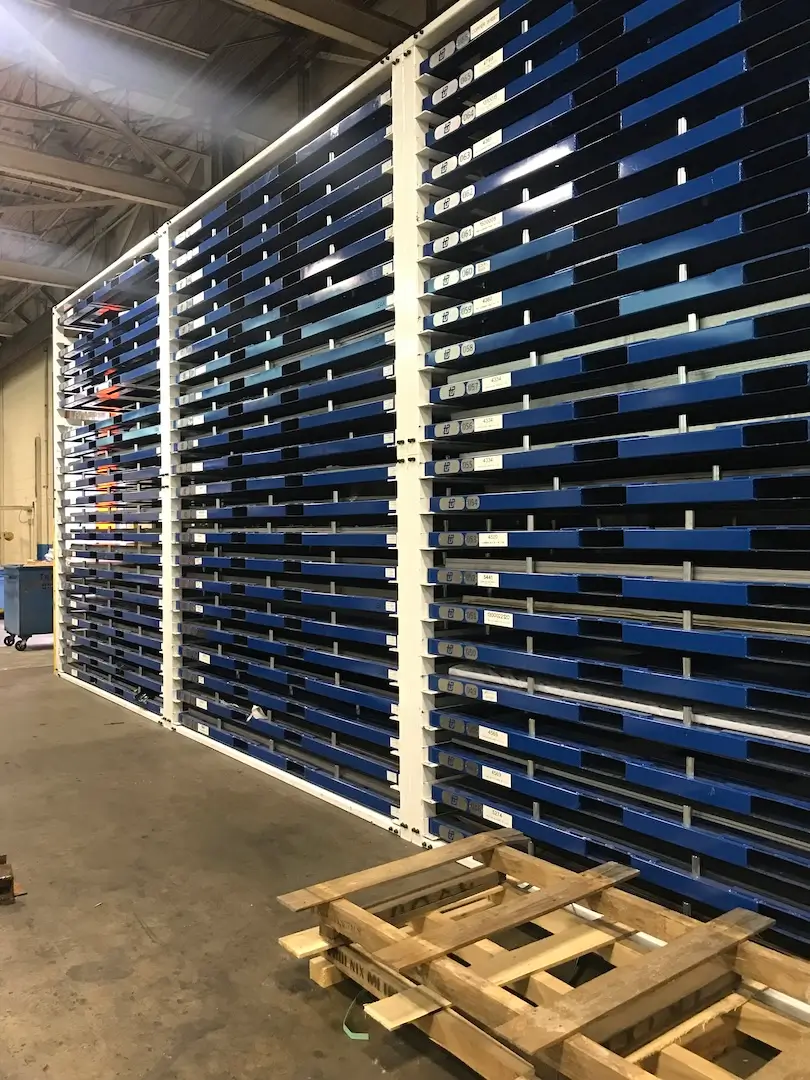 Sheet Metal Storage Rack - Gallery - LEAN Manufacturing