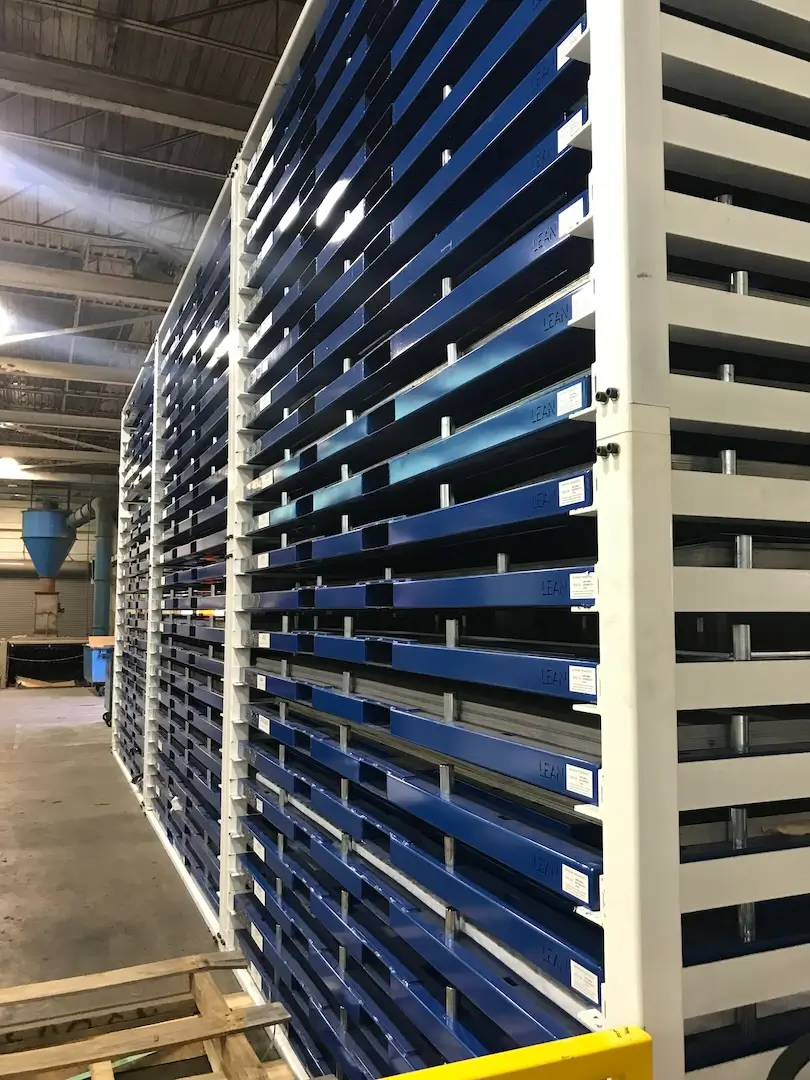 Sheet Metal Storage Rack - Gallery - LEAN Manufacturing