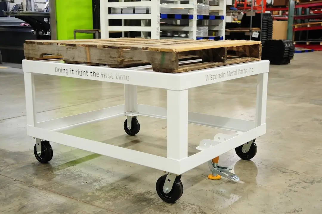 Rolling Pallet Cart - Gallery - LEAN Manufacturing