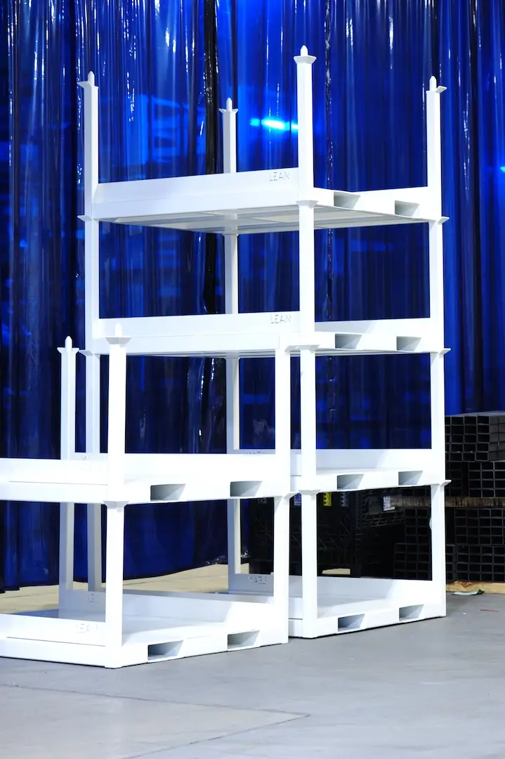 Stacking Pallet Rack - Gallery - LEAN Manufacturing