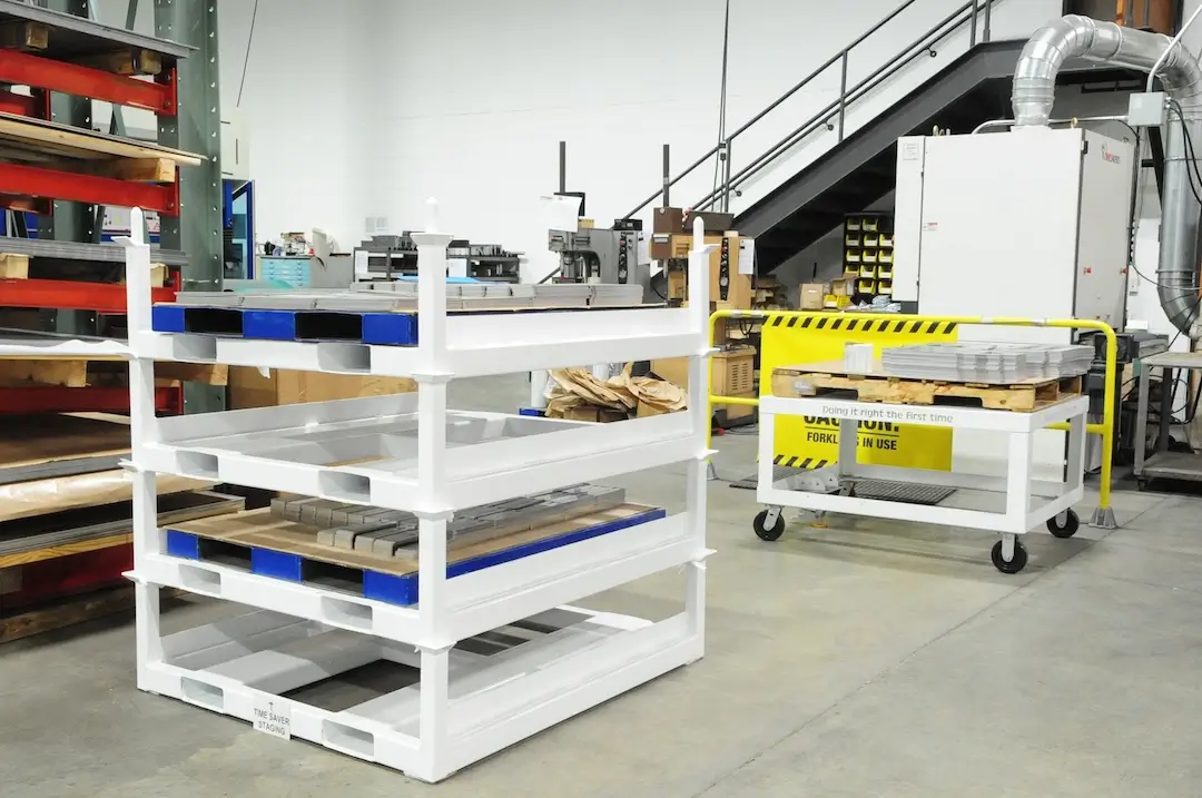 Stacking Pallet Rack - Gallery - LEAN Manufacturing