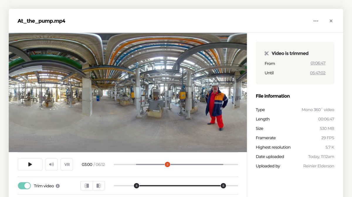 Introducing video trimming in Warp Studio - Warp VR