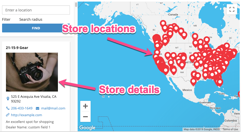 Storemapper - Store Locator App & Widget