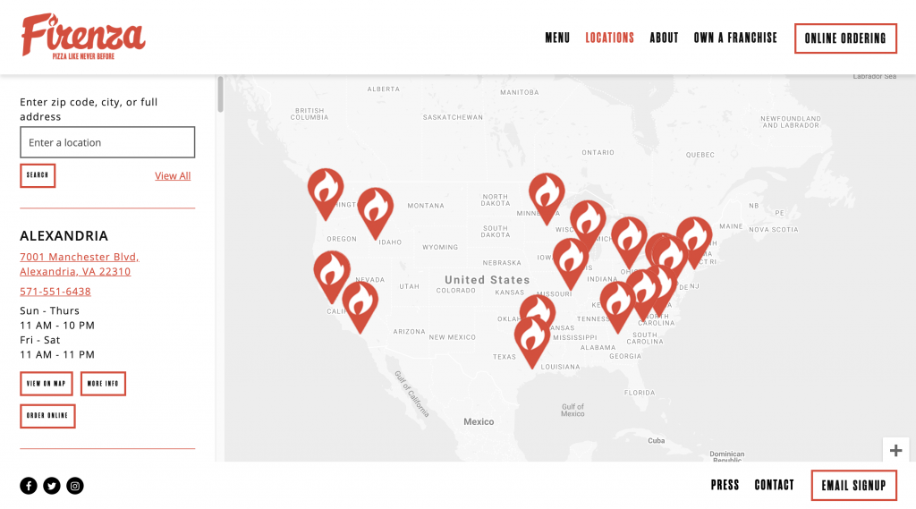 Storemapper - 44 Awesome Store Locator Examples For Design Inspiration
