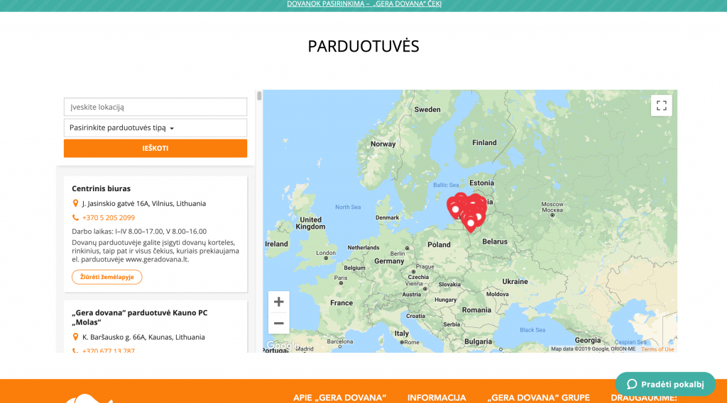 Storemapper - 44 Awesome Store Locator Examples For Design Inspiration