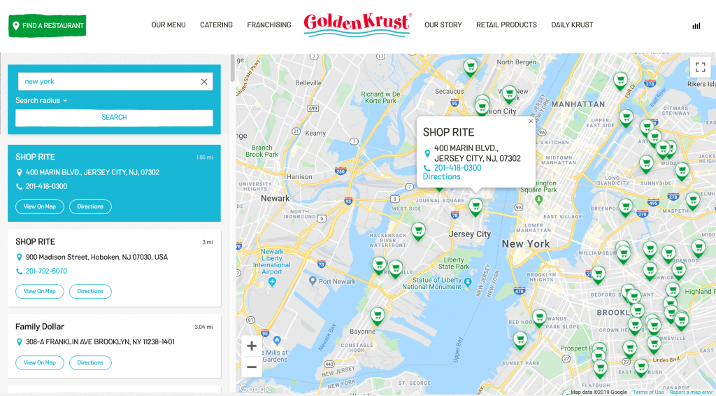 Storemapper - 44 Awesome Store Locator Examples For Design Inspiration