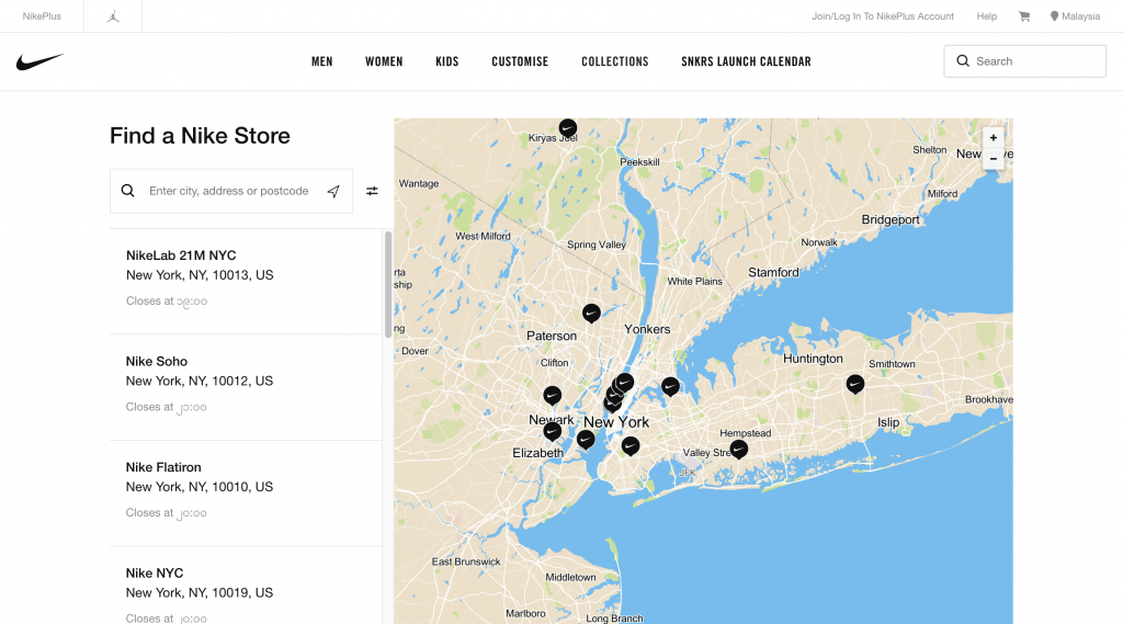 Storemapper - 44 Awesome Store Locator Examples For Design Inspiration
