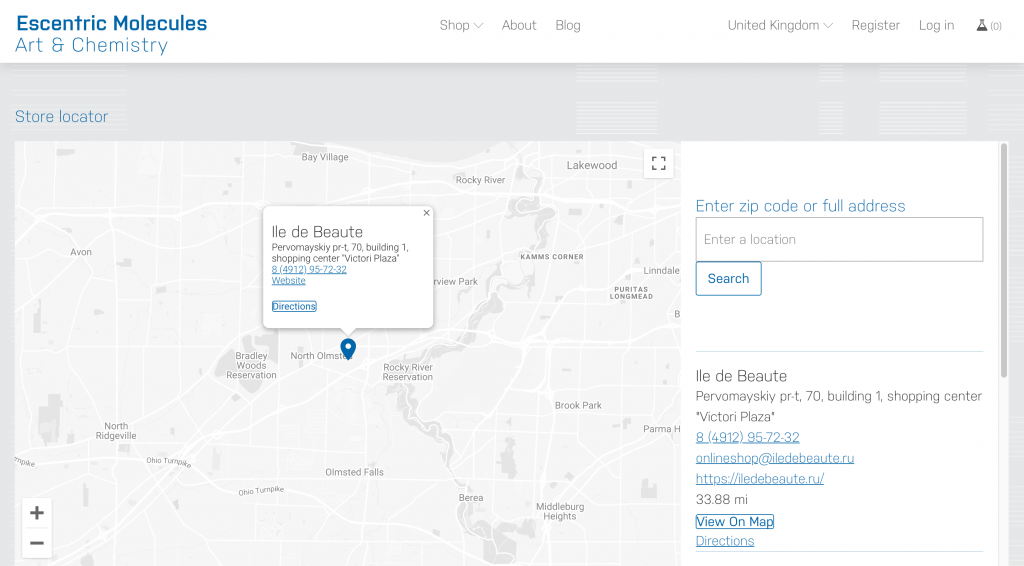 Storemapper - 44 Awesome Store Locator Examples For Design Inspiration