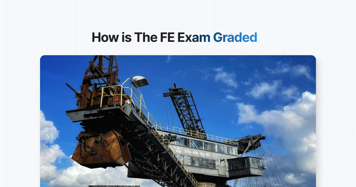How The FE Exam is Graded