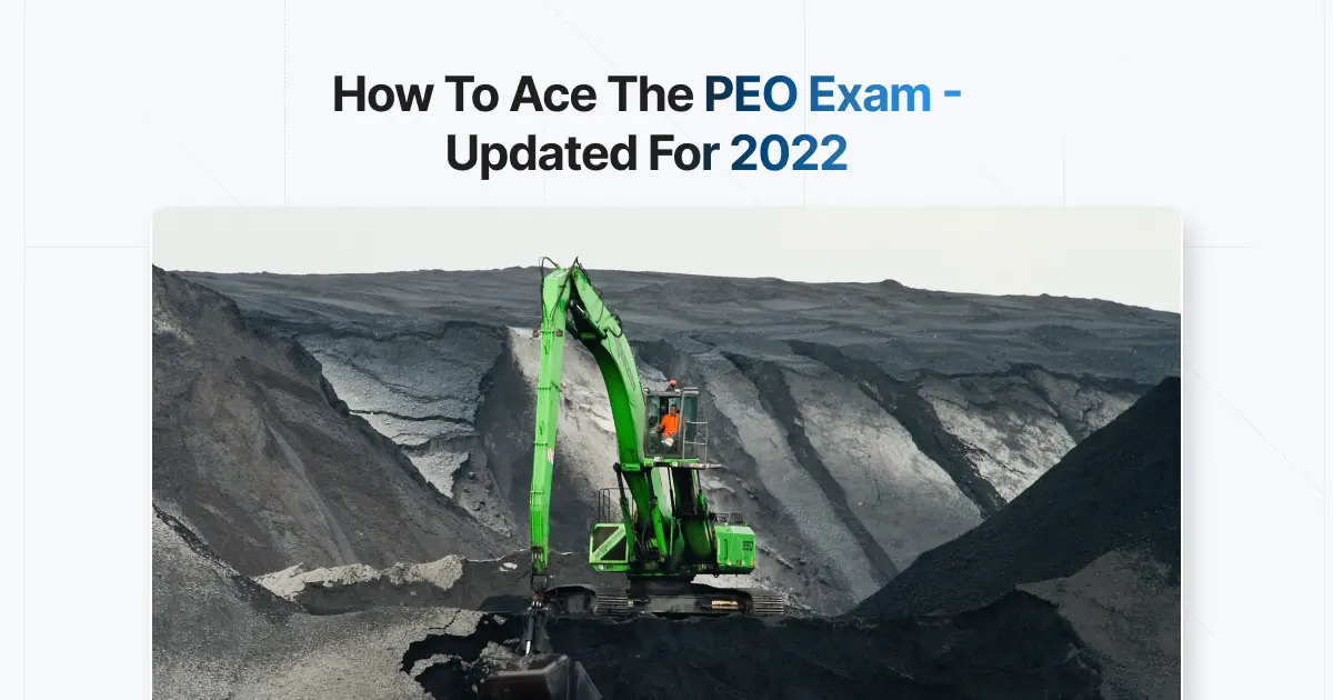 How to Ace The PEO Exam - Updated for 2024