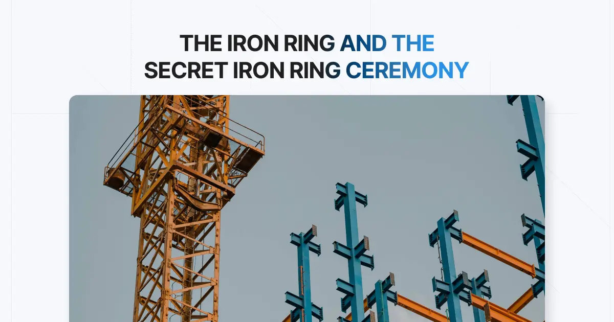 The Iron Ring and the Secret Iron Ring Ceremony