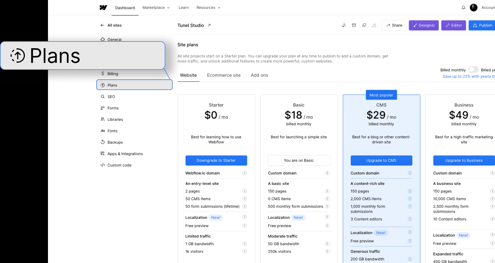 How to Cancel Webflow Subscription | Webflow Wiki