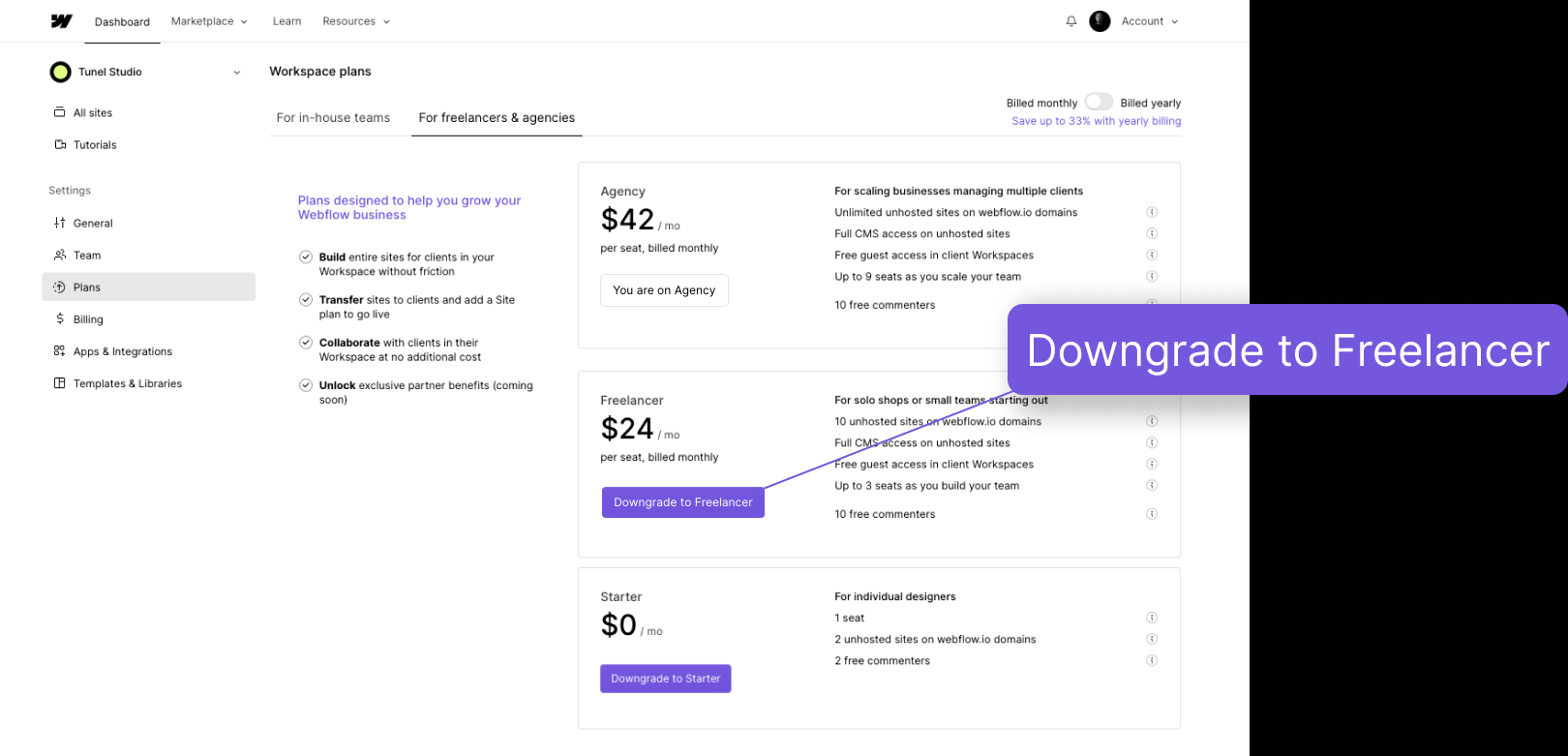 How to Cancel Webflow Subscription | Webflow Wiki