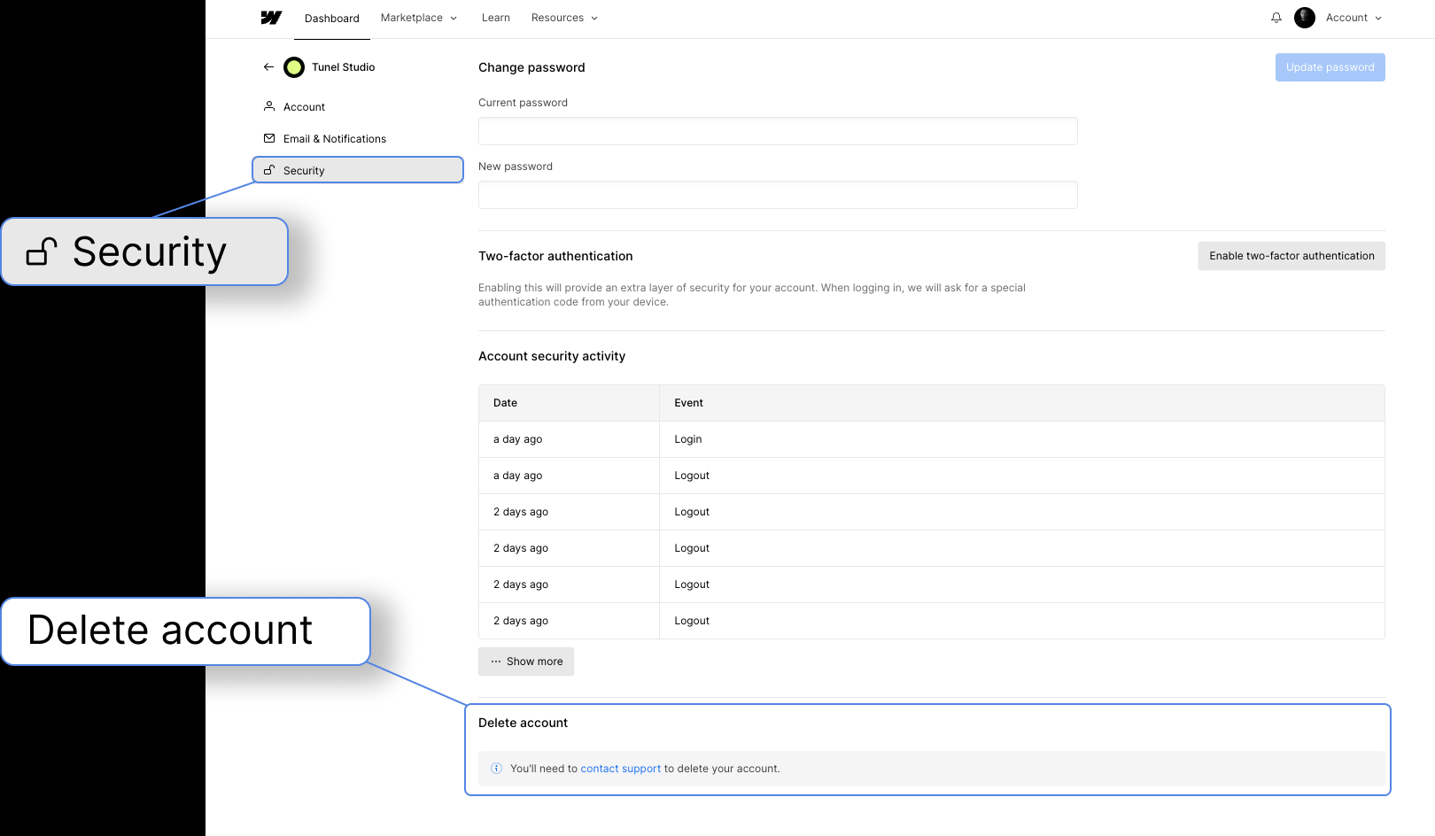 How to Cancel Webflow Subscription | Webflow Wiki