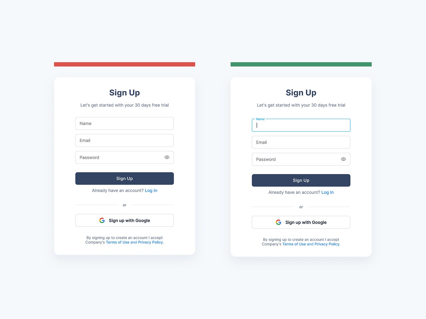 10 Best Practices for Creating Sign-up Forms - Dmitry Sergushkin's ...