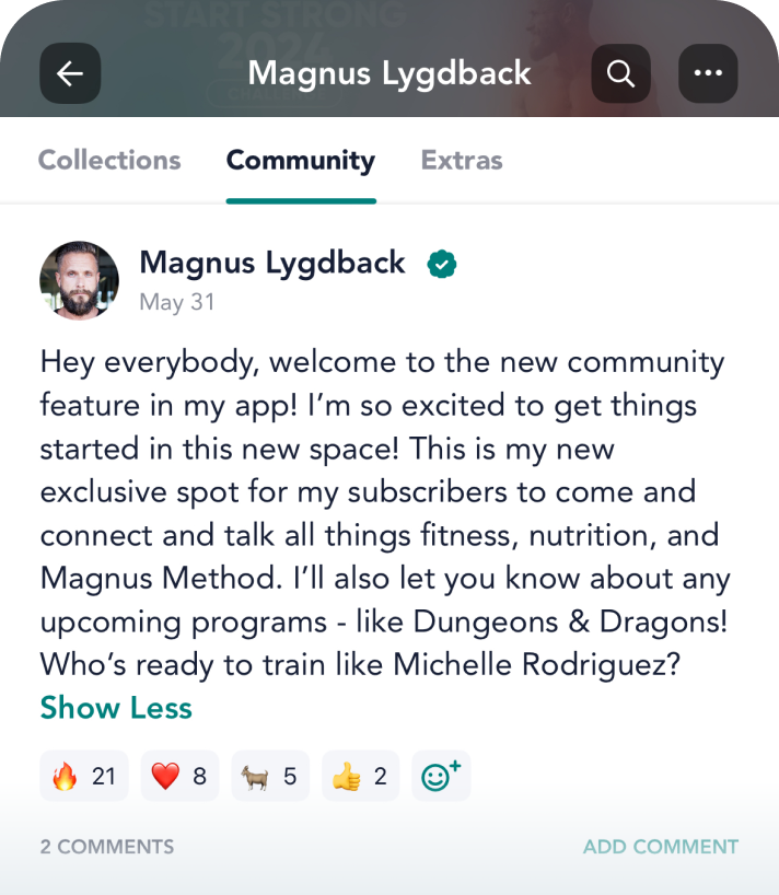 Magnus Method Fitness & Weight Loss App | Magnus Lydgback Training