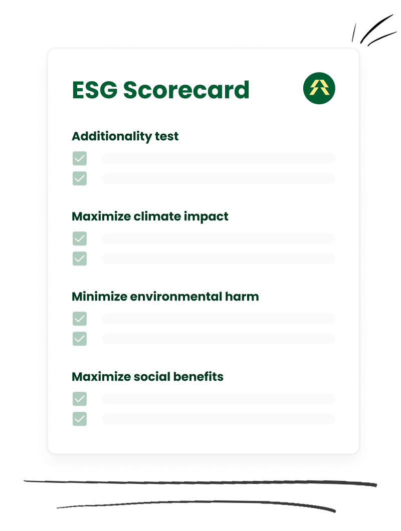 Ever.green Impact Scorecards for Solar and Wind