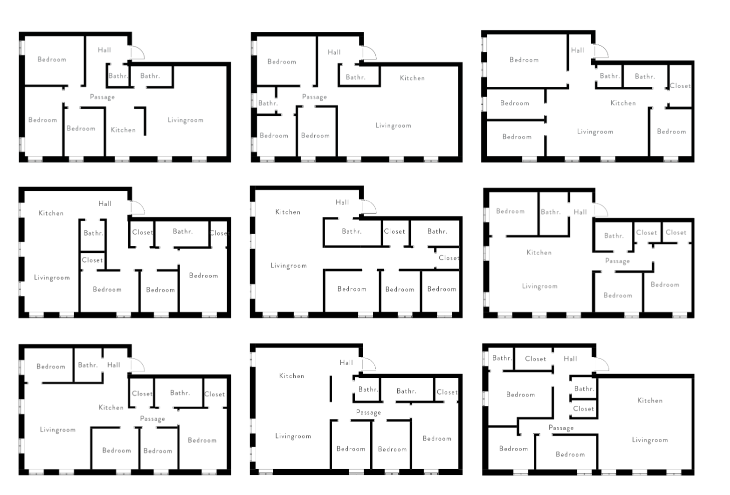 One Story Residential Footing Drawing