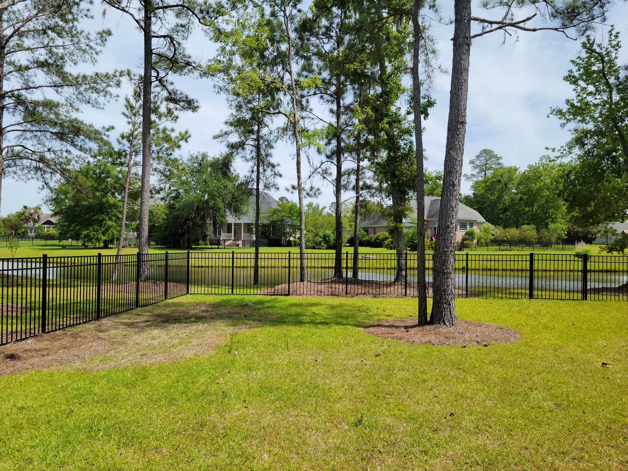 Aluminum / Steel Fence Installation - Raleigh-Durham