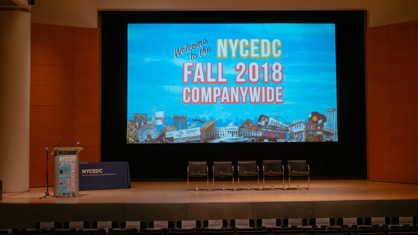 NYCEDC Companywide Event Identity - JC Wu Design