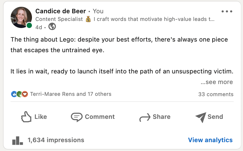 Posting on LinkedIn - 12 Tips For Writing A LinkedIn Post People Will Read