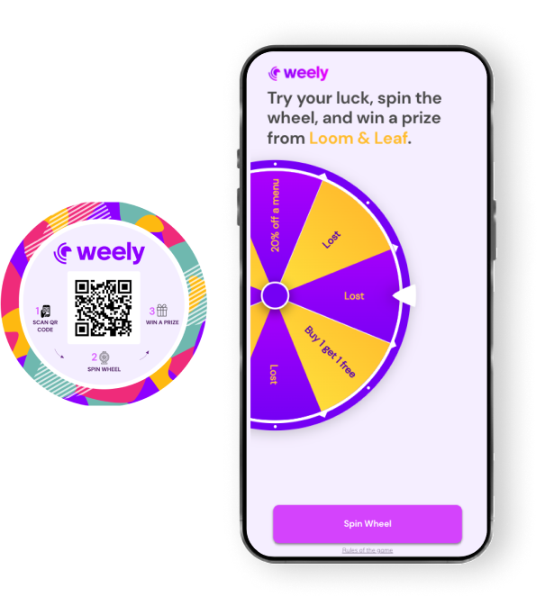 Weely | Grow your business, one spin at a time