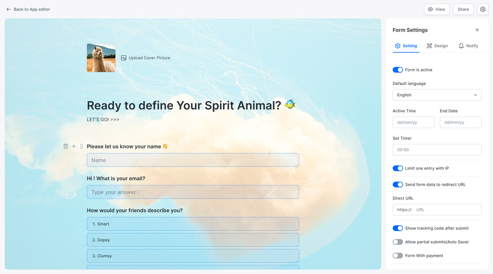Survey Maker - Create Free Online Questionnaires | Formaloo
