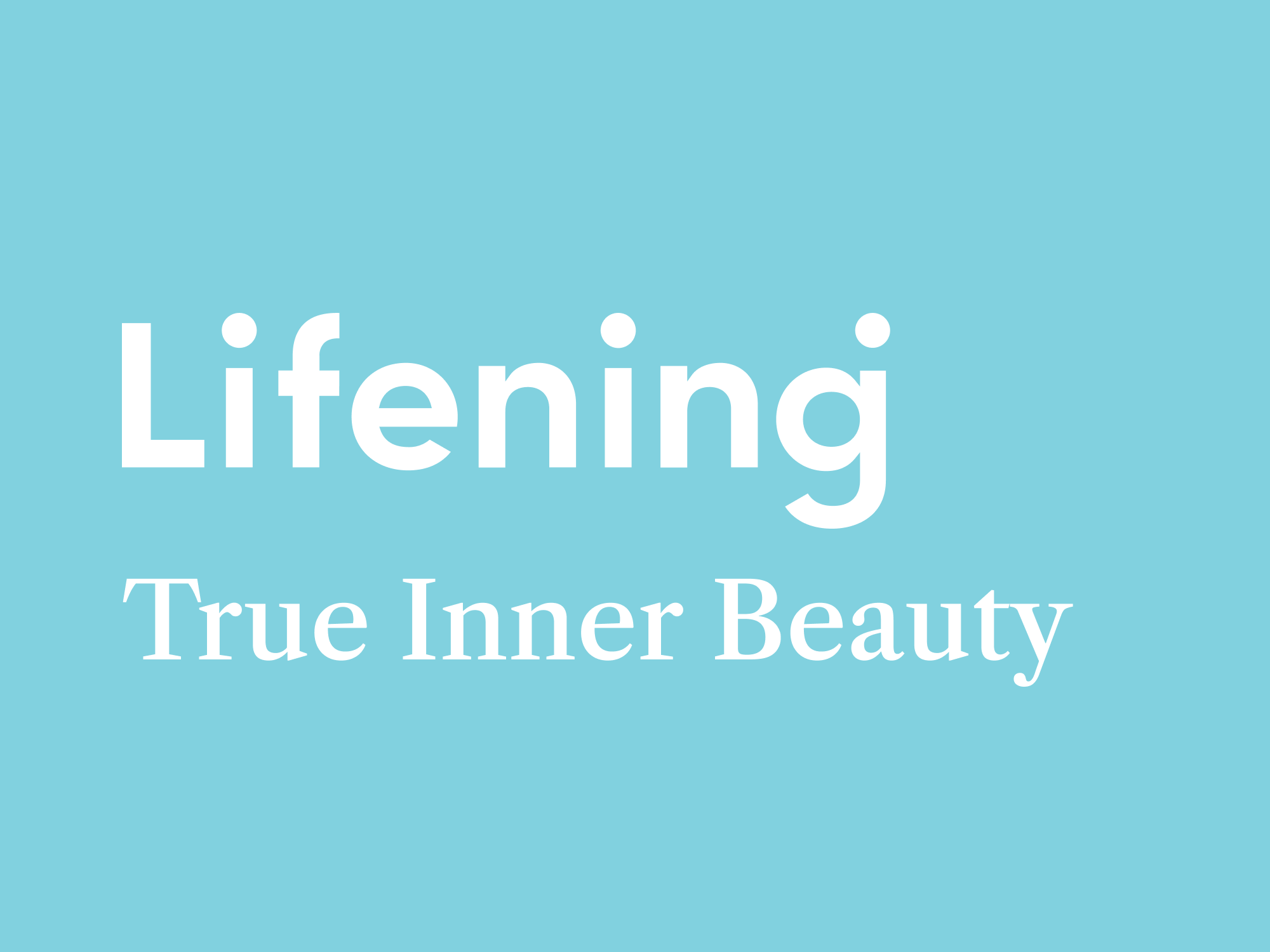 Lifening: Nutrition Products