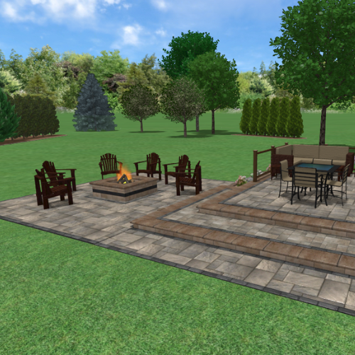 3D Landscape Design Rendering Services Green Bay | CJS Landscape