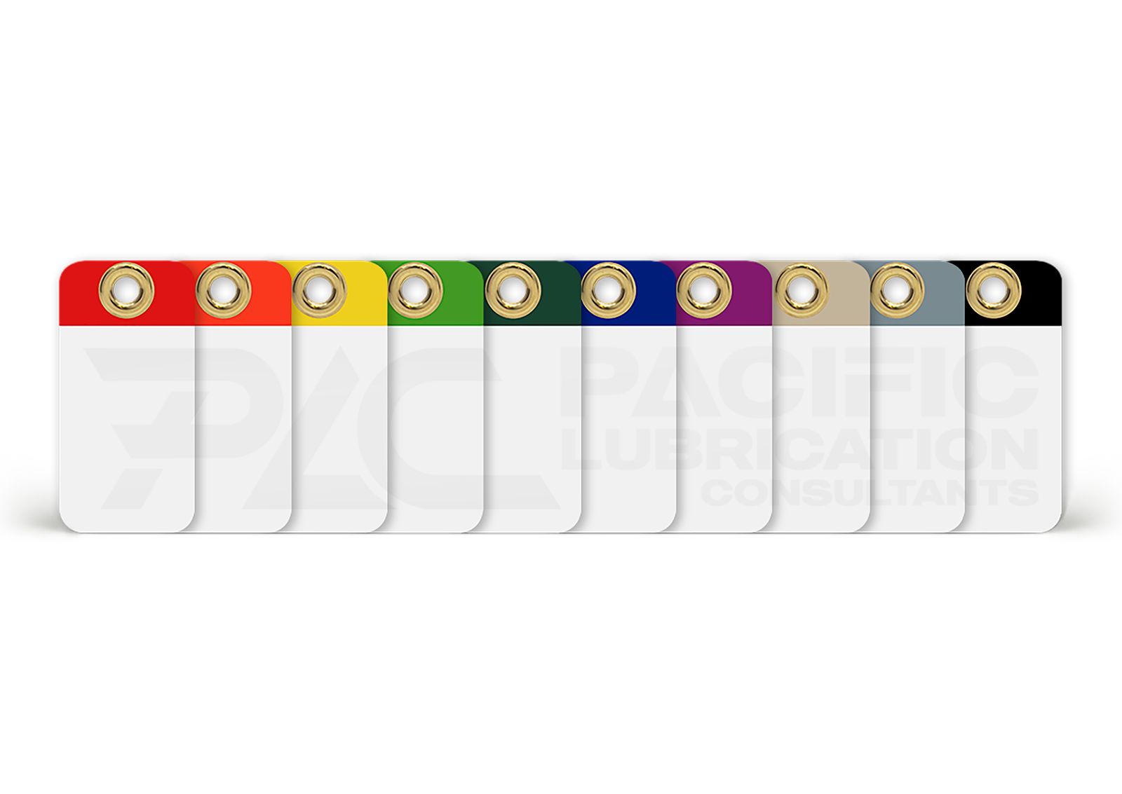 Colour Coded ID Tags | Pacific Lubrication Consultants