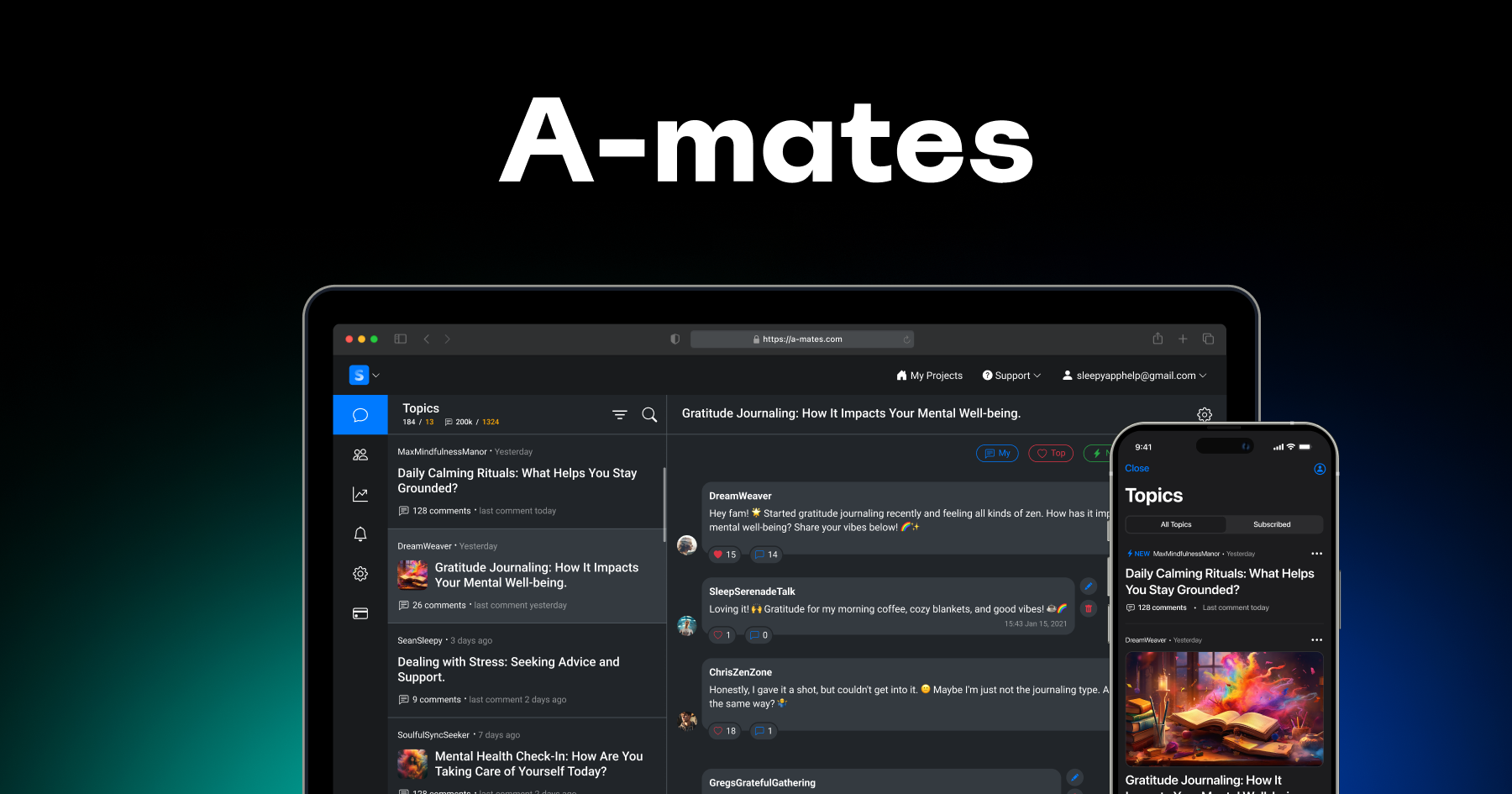 A-Mates: Boost App Engagement with In-App Community SDK