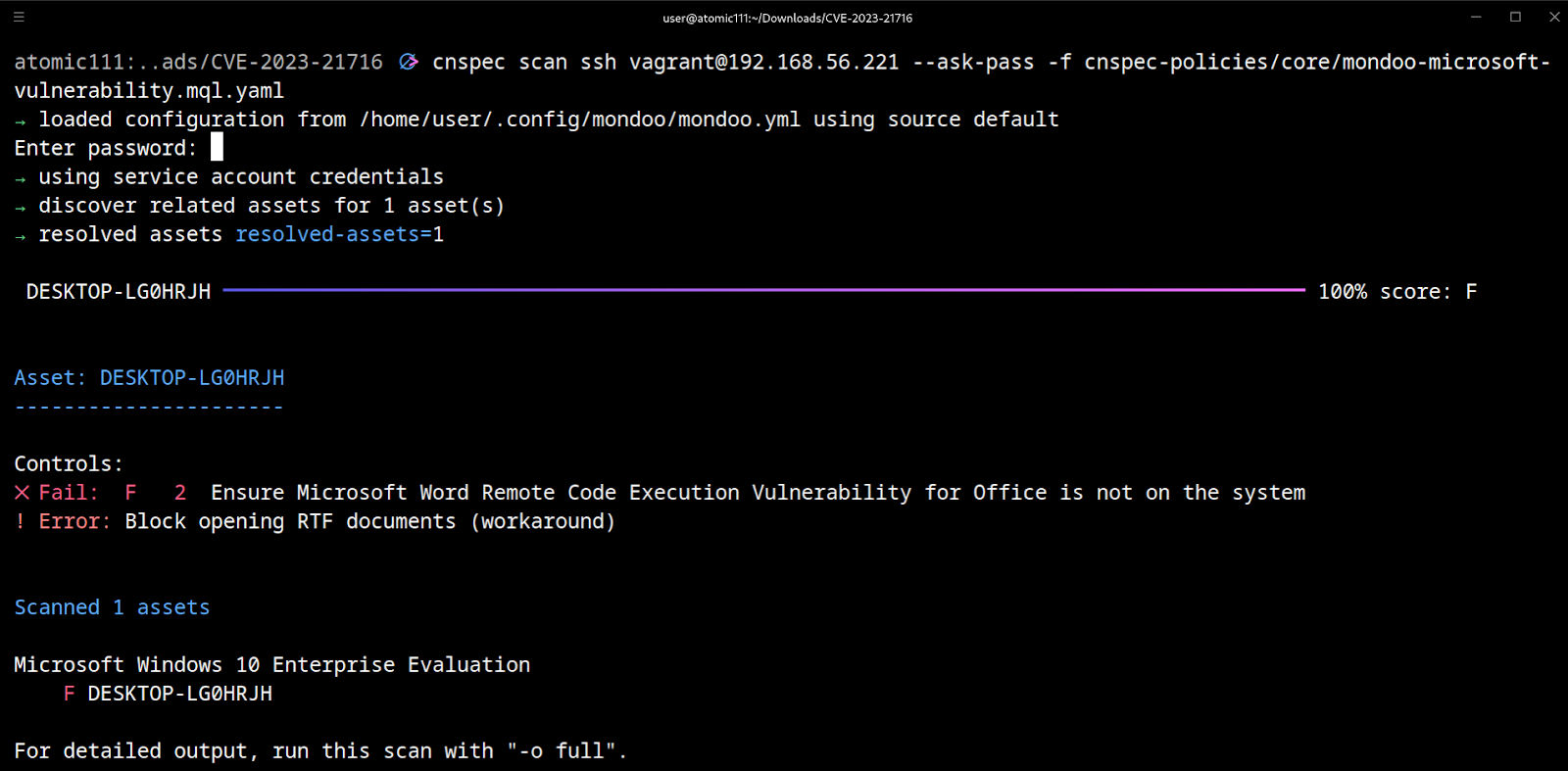 Fix Critical Word RTF Font Table Heap Bug CVE-2023-21716: Open Source Solution | Mondoo