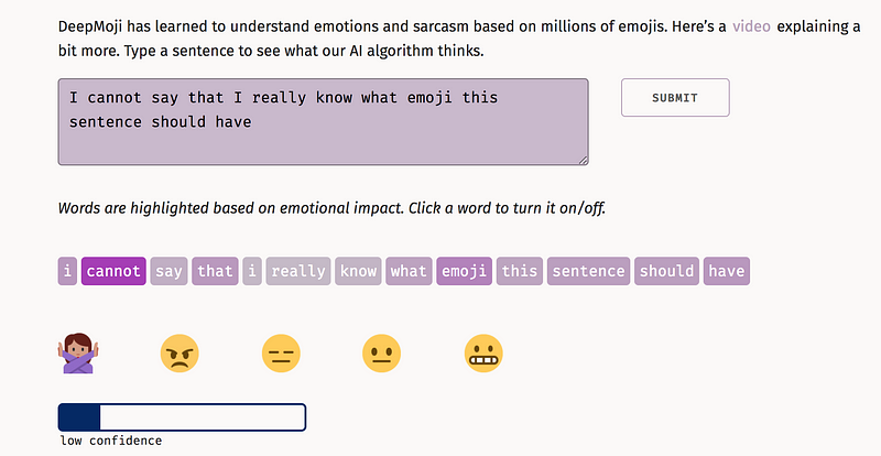Building a Semantic Emoji Prediction NLU