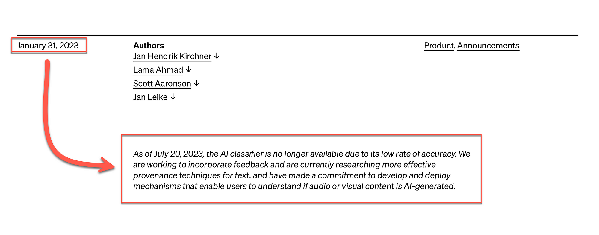 OpenAI Discontinued Their AI Classifier For Identifying AI-Written Text