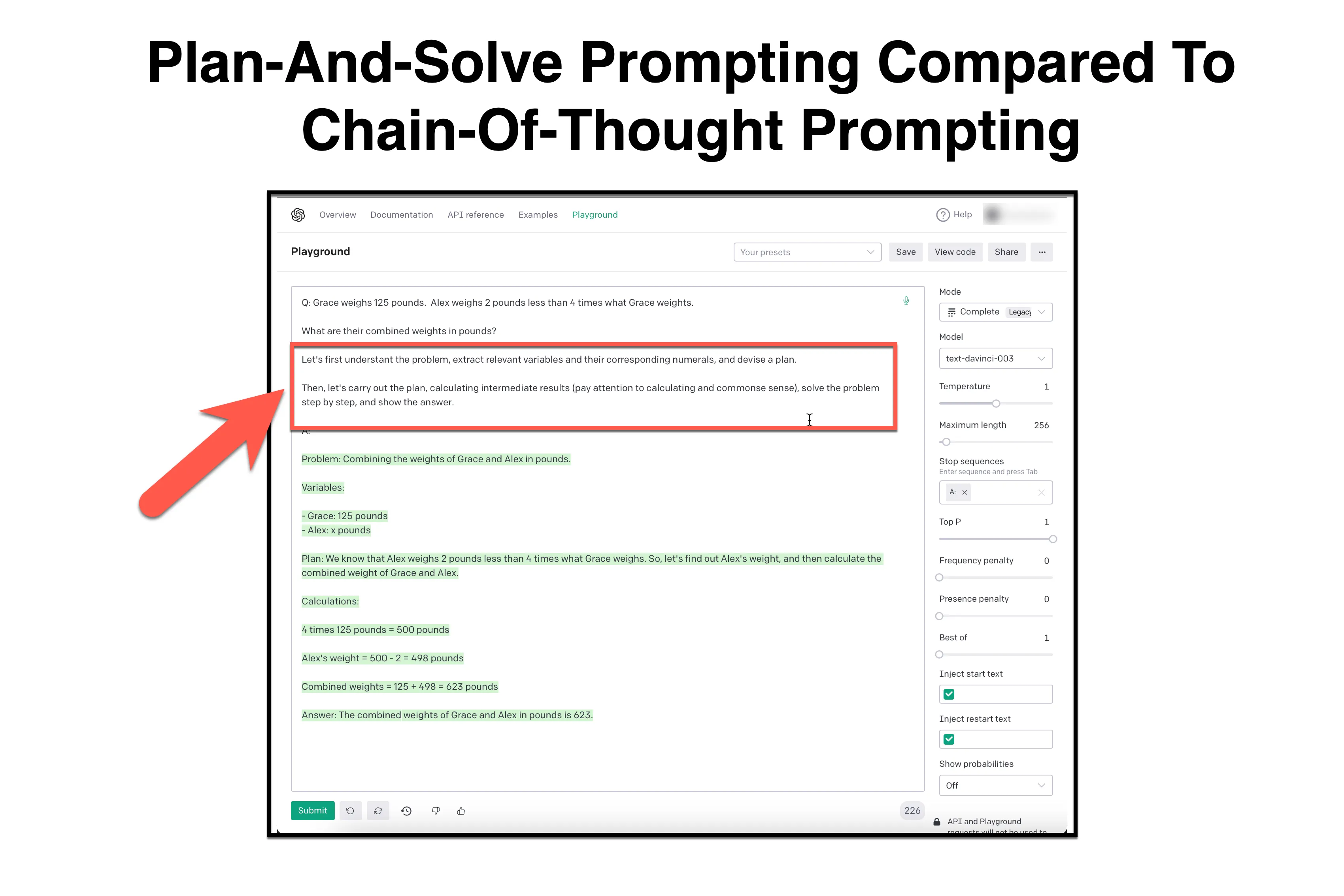Plan-And-Solve Prompting