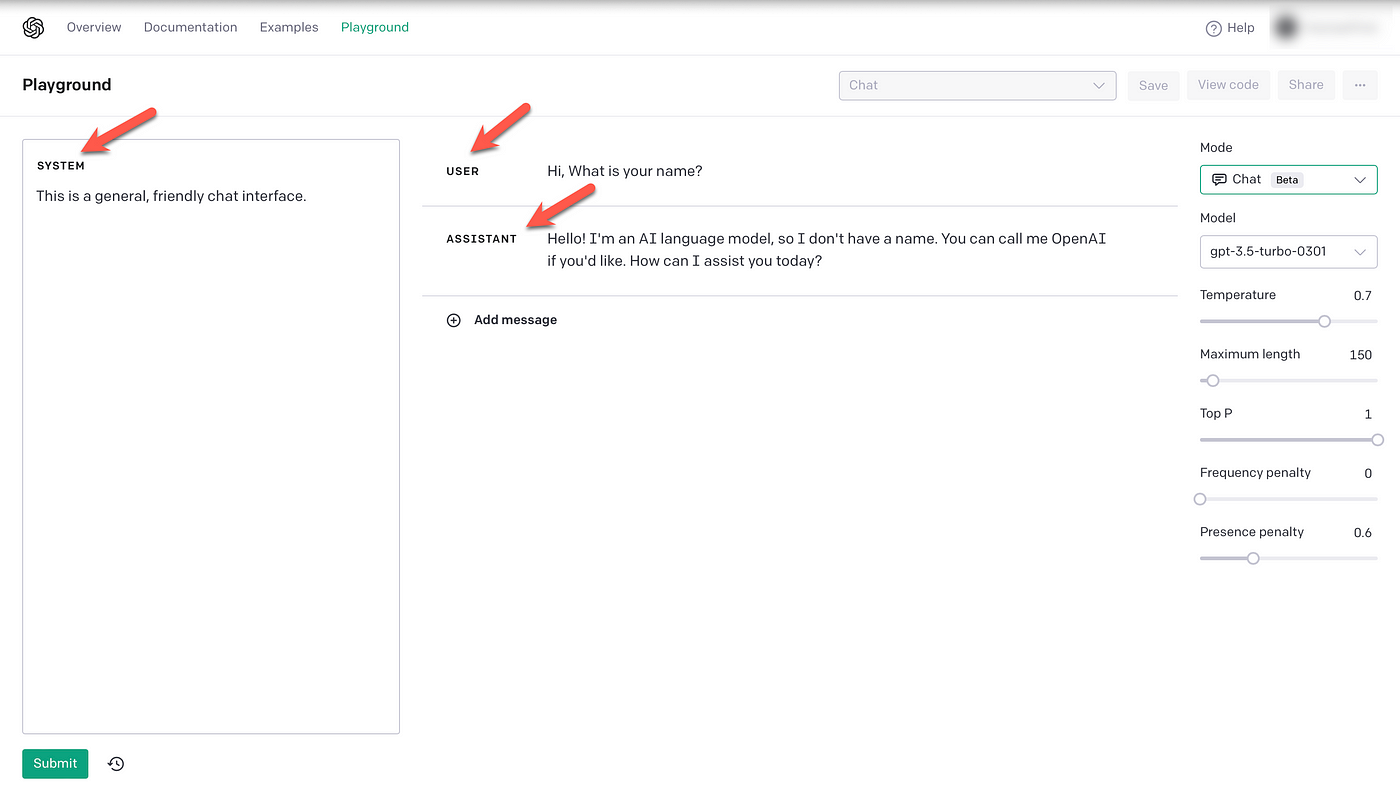 OpenAI Mode Specific Models