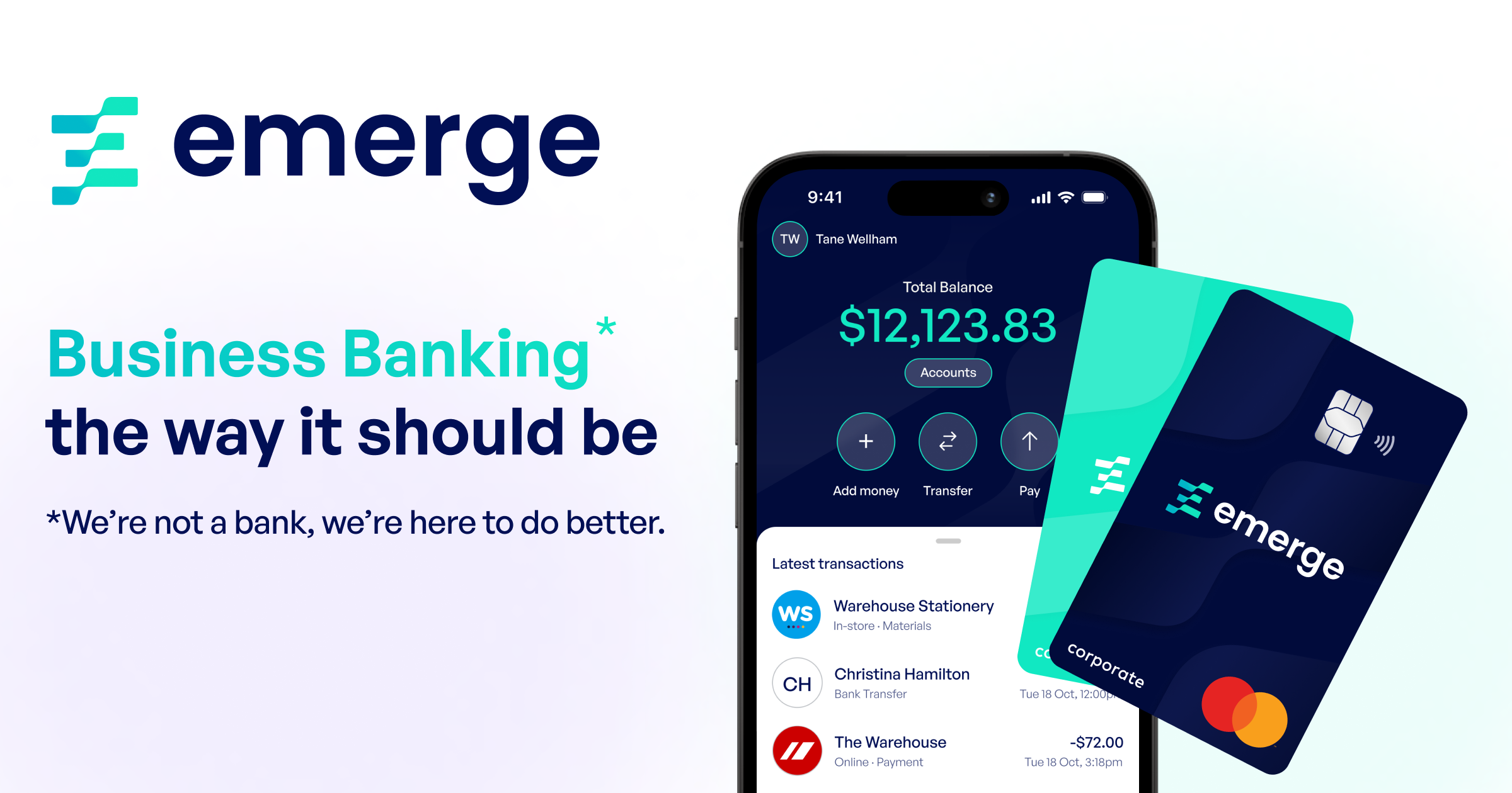 Emerge | One Platform To Manage Your Business Finance | Join Free Today!