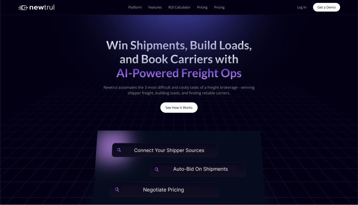 Streamline Your Freight Booking | newtrul - Efficient Digital Shipping ...