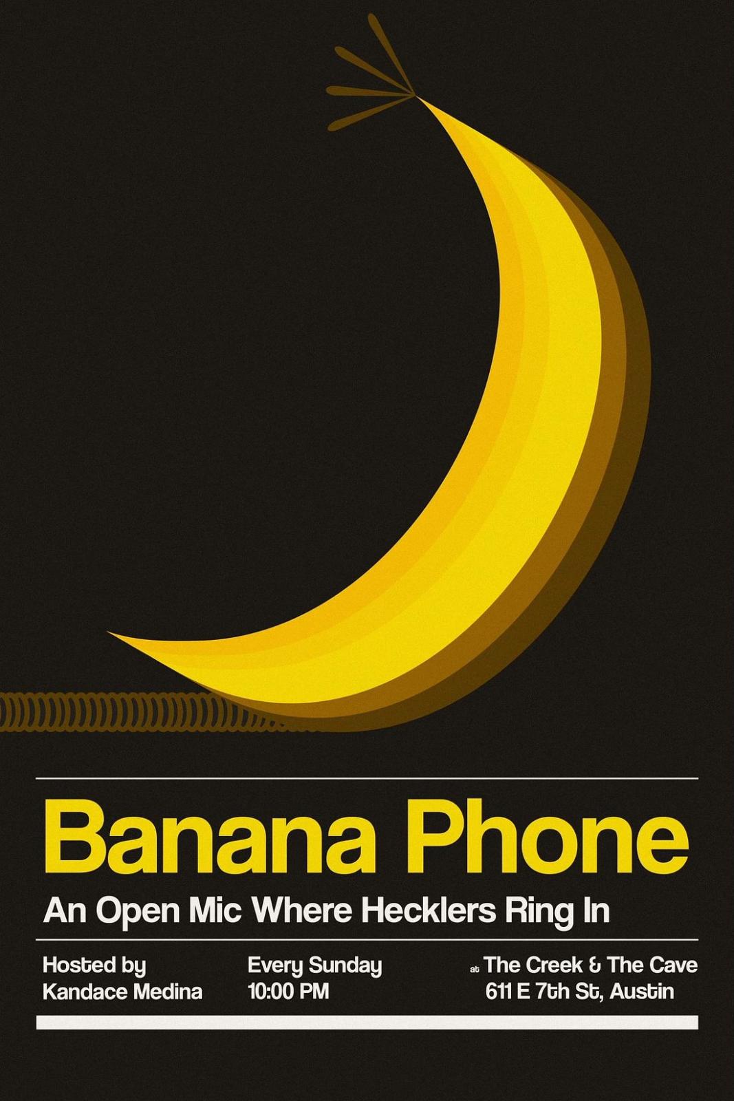 Banana Phone | The Creek and The Cave in Austin, Texas
